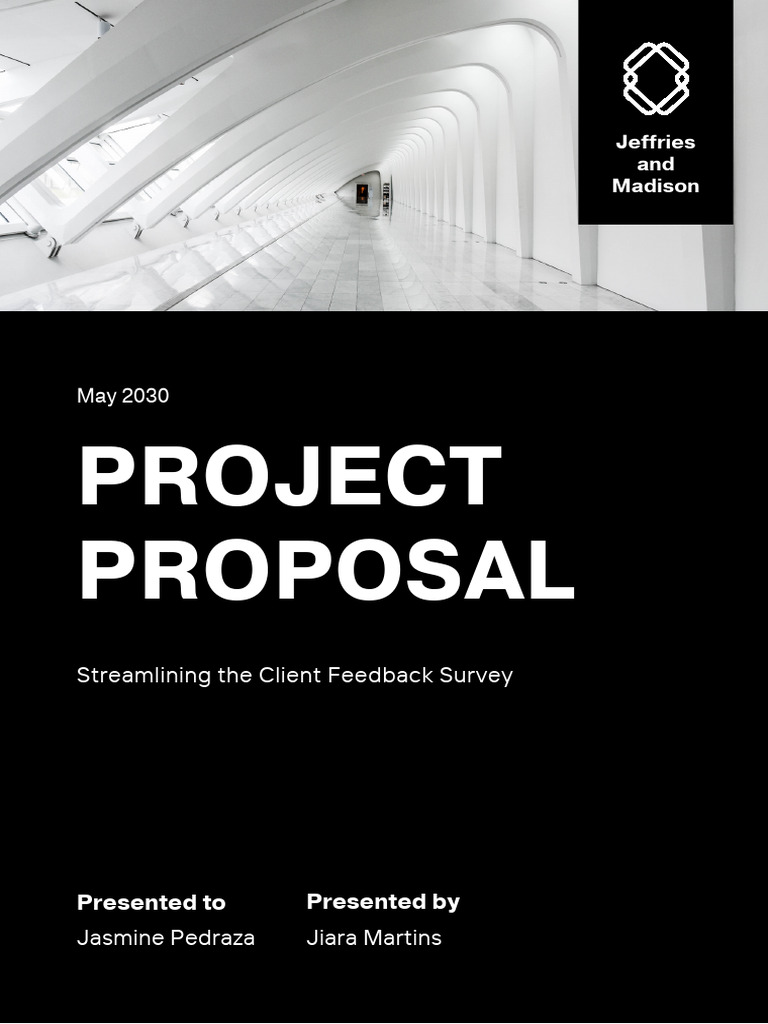 Project Proposal in Black Simple and Minimal Style | PDF | Brand ...
