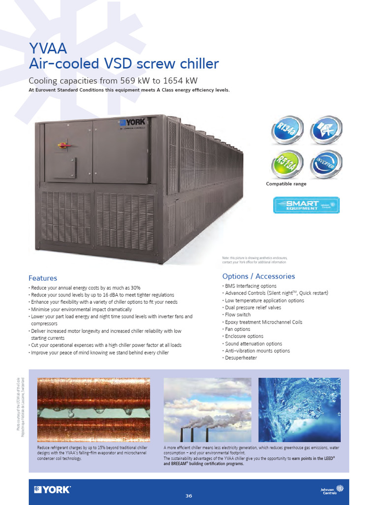 Bts Catalogue Page Yvaa Chiller en Eu | PDF | Manufactured Goods ...