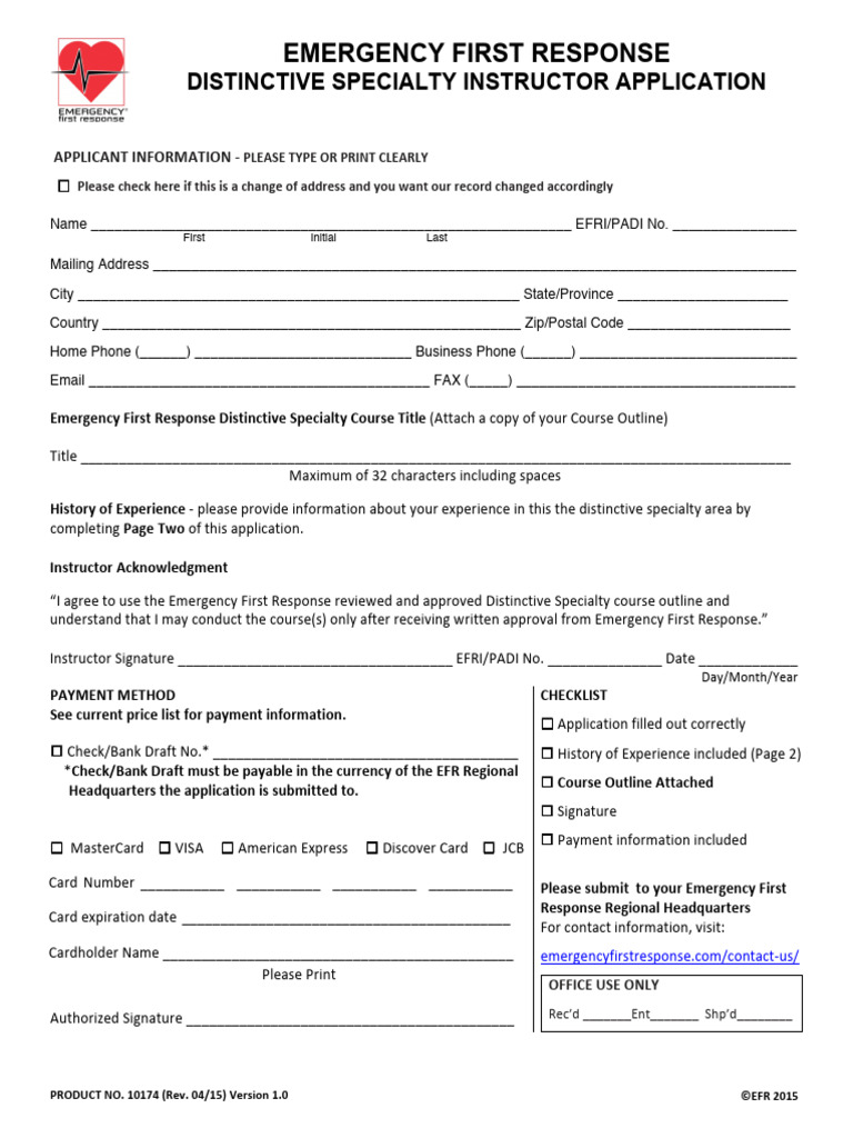 EFR Distinctive Application - PDF | PDF | Service Industries