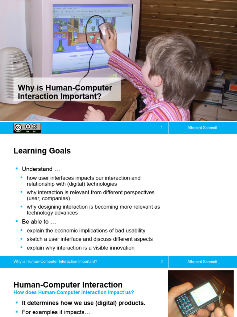 Hci Lecture 1 Pdf Usability Human Computer Interaction