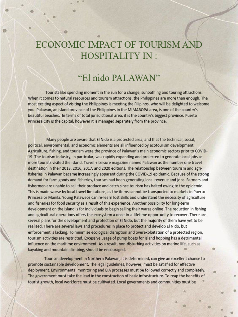 PALAWAN | PDF | Tourism | Philippines