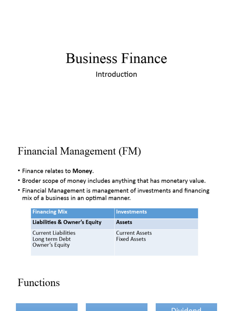 Essential Principles of Business Finance | PDF | Investing | Equity (Finance)