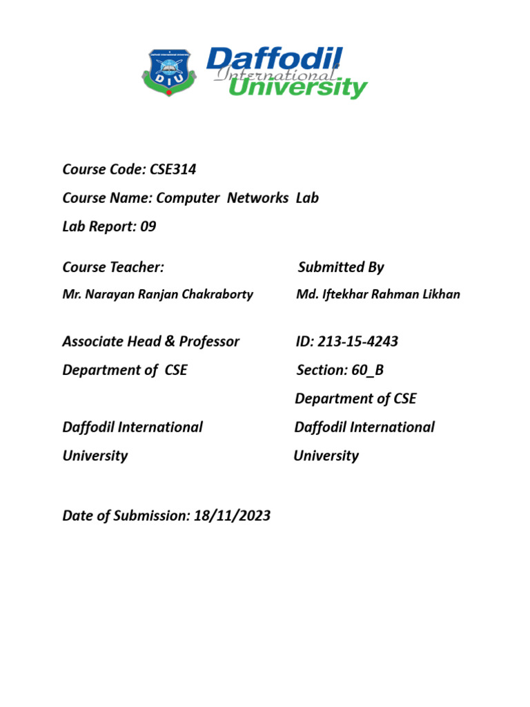 CNL (Lab-9) - RIP | PDF | Router (Computing) | Internet Protocols