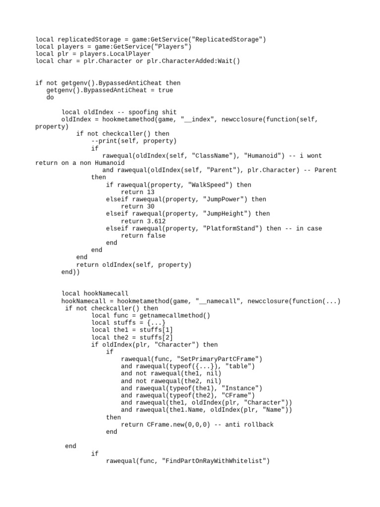 Anomic - ANTI CHEAT BYPASS | PDF