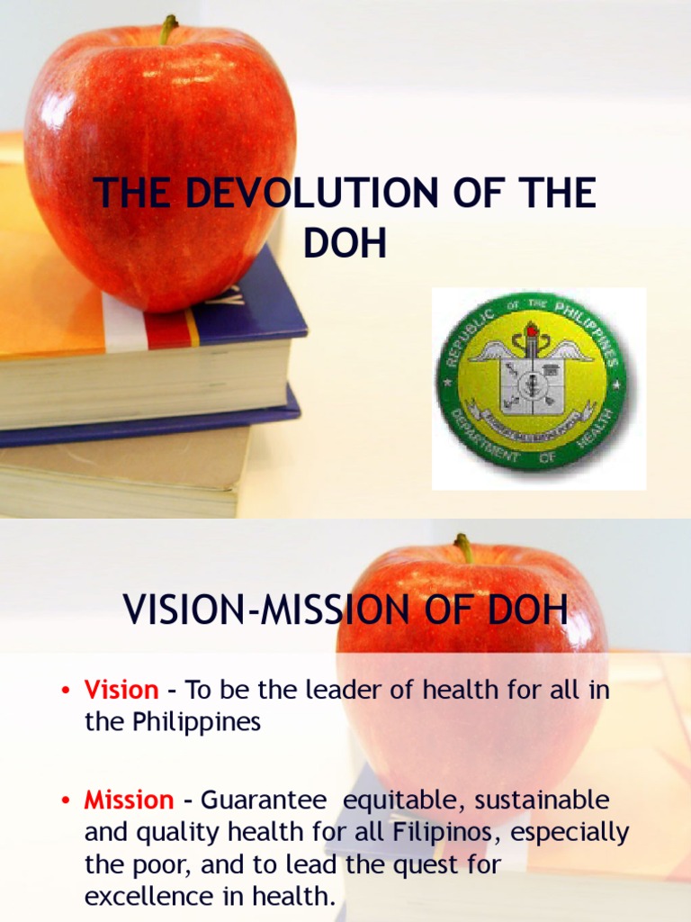 DOH Devolution | Health Care | Public Health