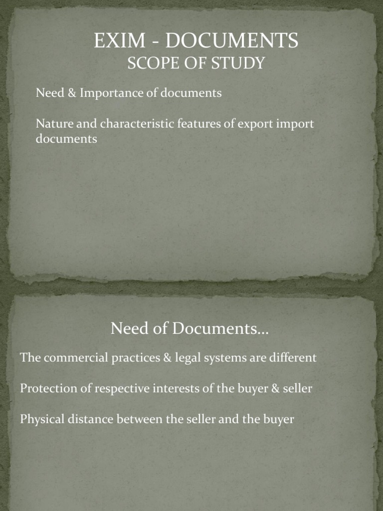 Exim Documents | PDF | Bill Of Lading | Invoice