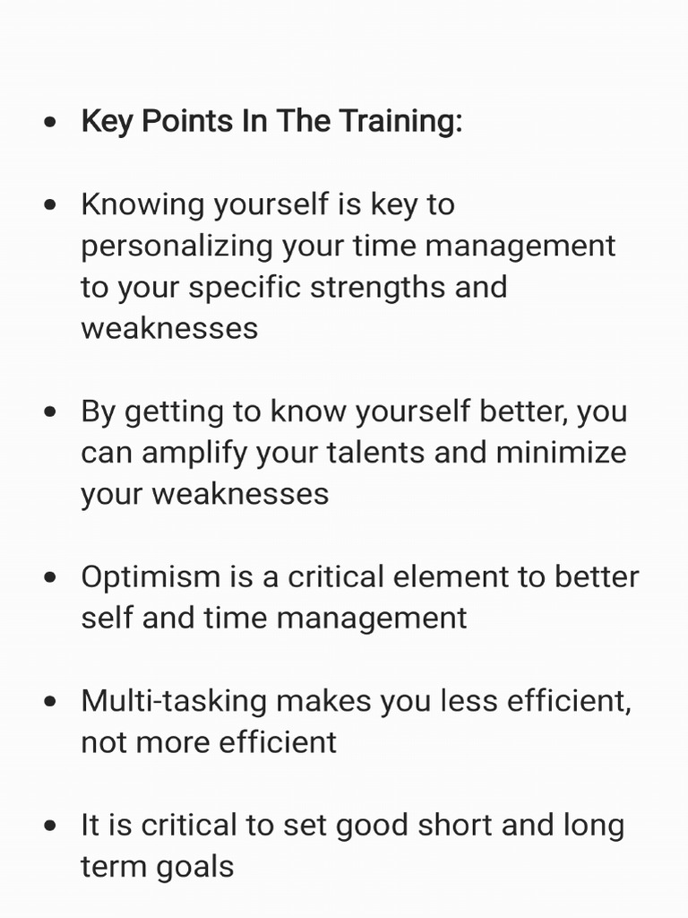 Alison Courses Time Management | PDF