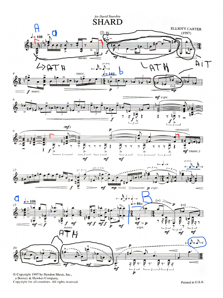 Elliott Carter Shardpdf | PDF