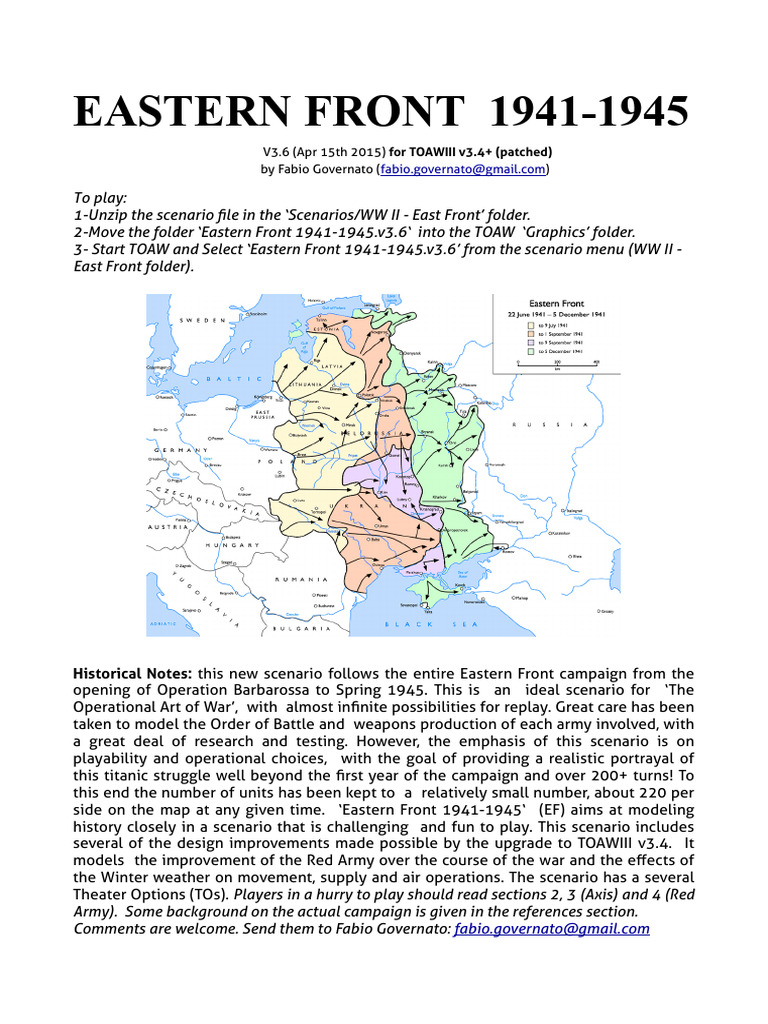 Eastern Front 1941-1945 v.3.6 | PDF | Red Army | Tanks