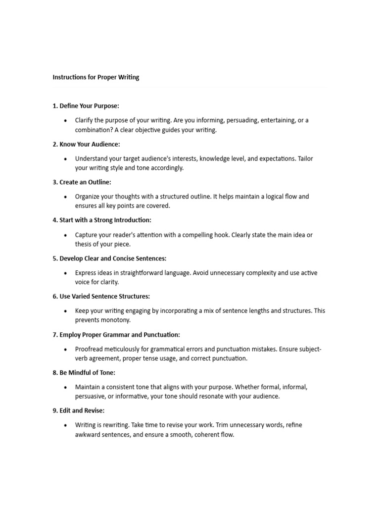 Proper Writing | PDF | Proofreading | Writing