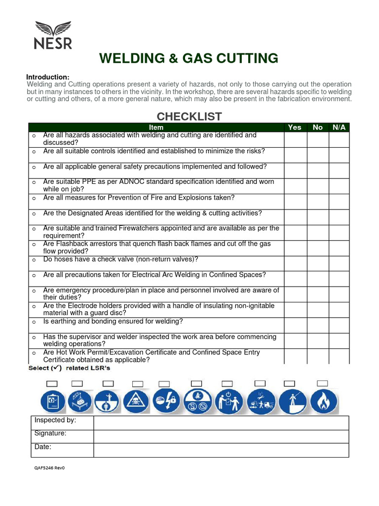 Pressure Checklist | PDF