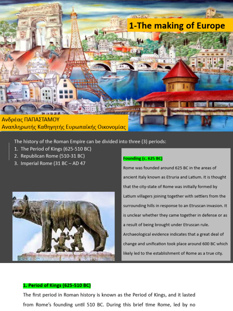 1-The Making of Europe | PDF | Ancient Rome | Augustus