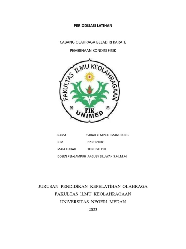 PERIODISASI LATIHAN Konfis | PDF