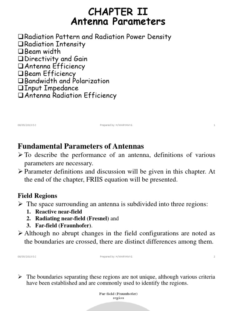 Antenna CH2 | PDF | Antenna (Radio) | Electromagnetism
