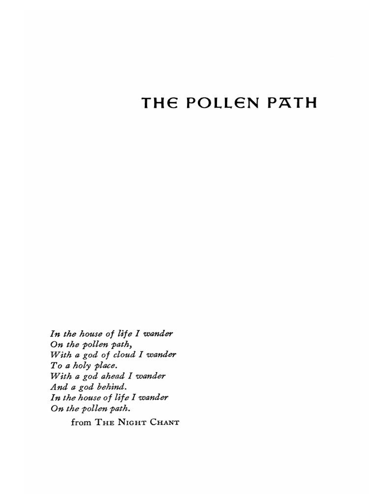 The Pollen Path A Collection of Navajo Myths Retold by Margaret ...