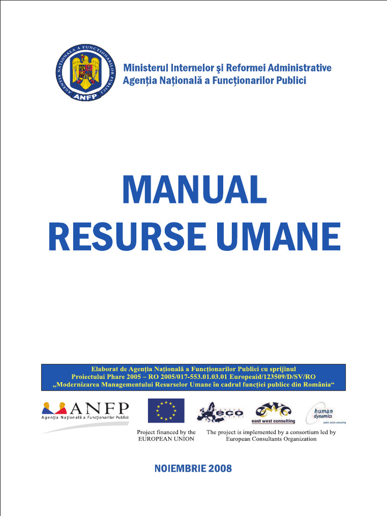 Manual Resurse Umane | PDF