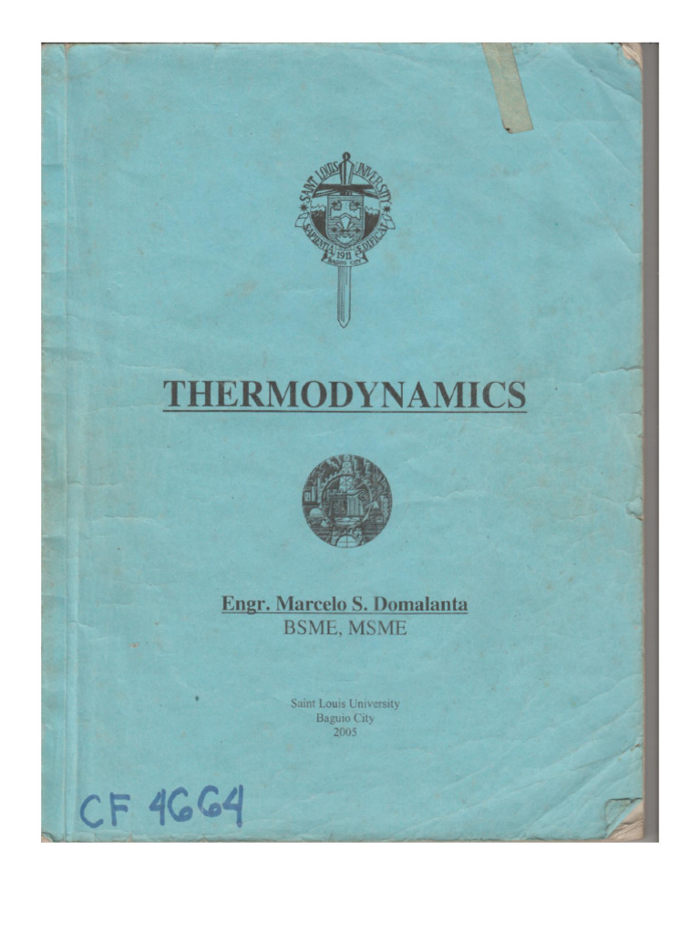 Thermodynamics 1 Book | PDF