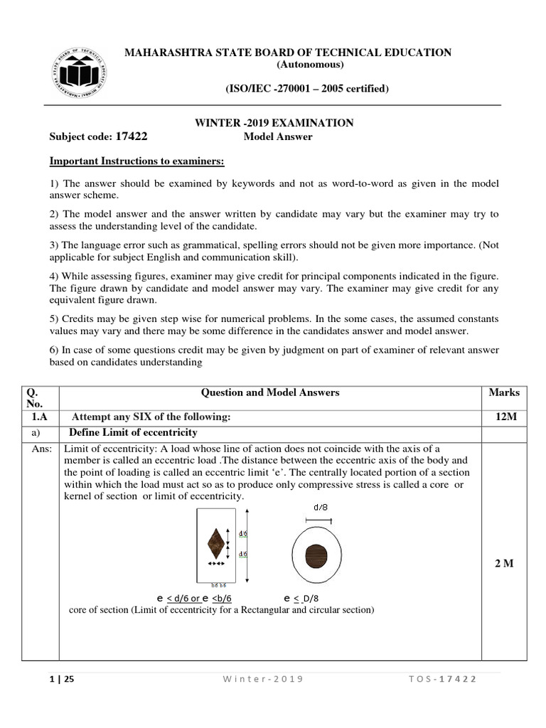 MSBTE Model Answer Paper 22402 Winter 2023 | PDF