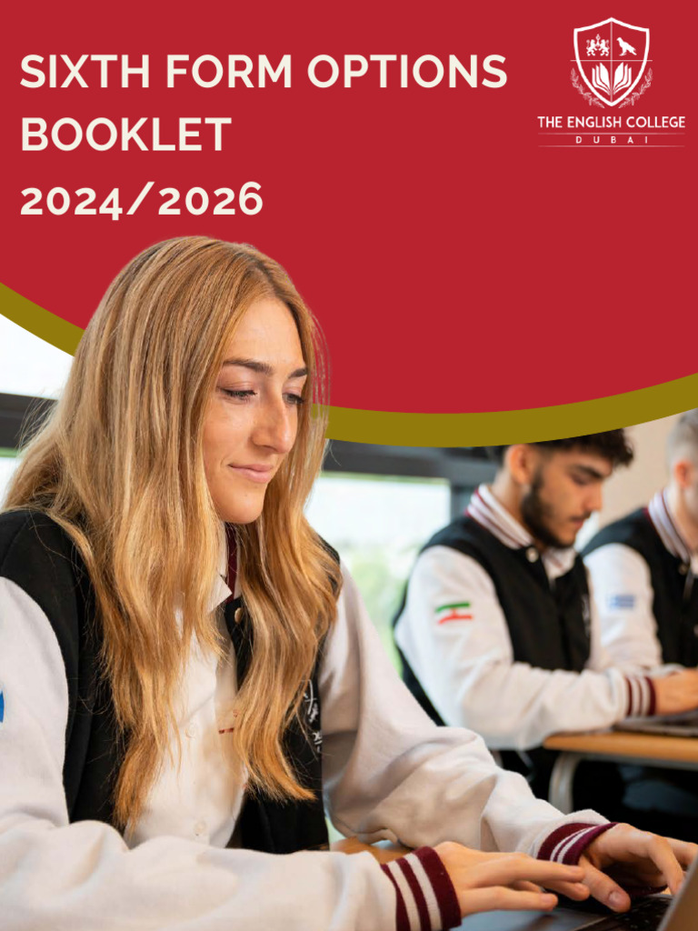 Sixth Form Options Booklet 2024 26 | PDF