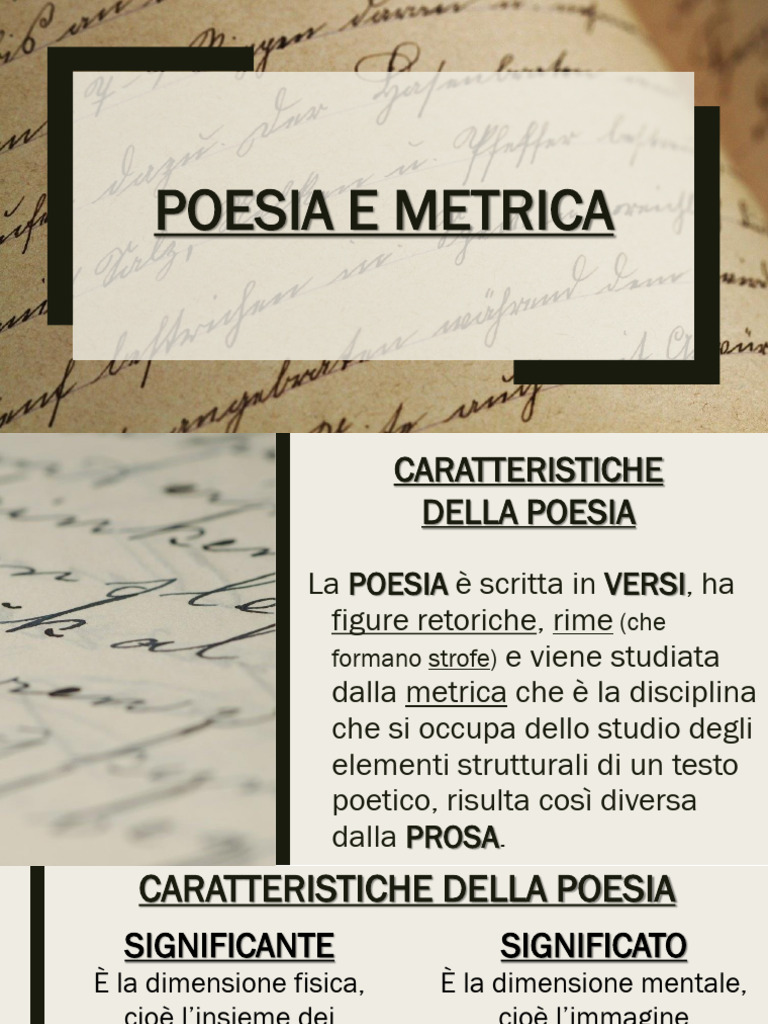 Poesia e METRICA | PDF | Poesia