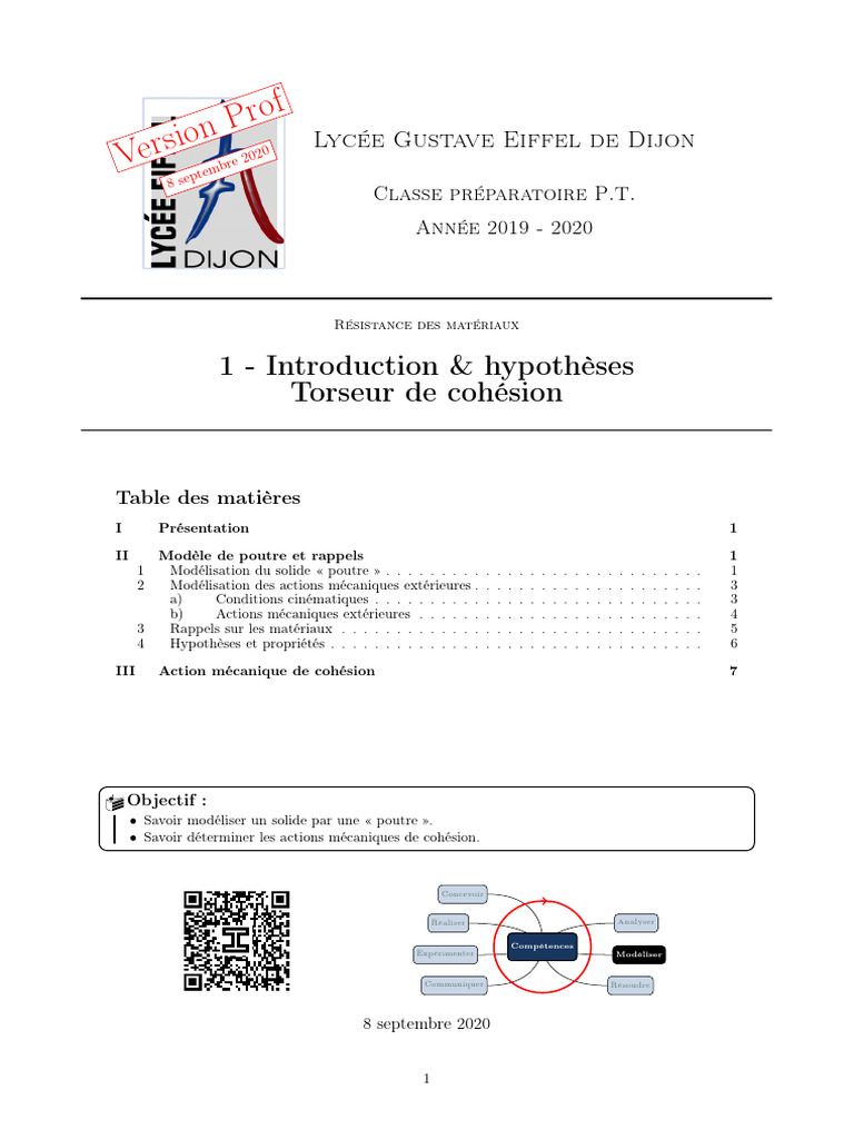 1 - RDM - Introduction - Cohesion - PROF | PDF