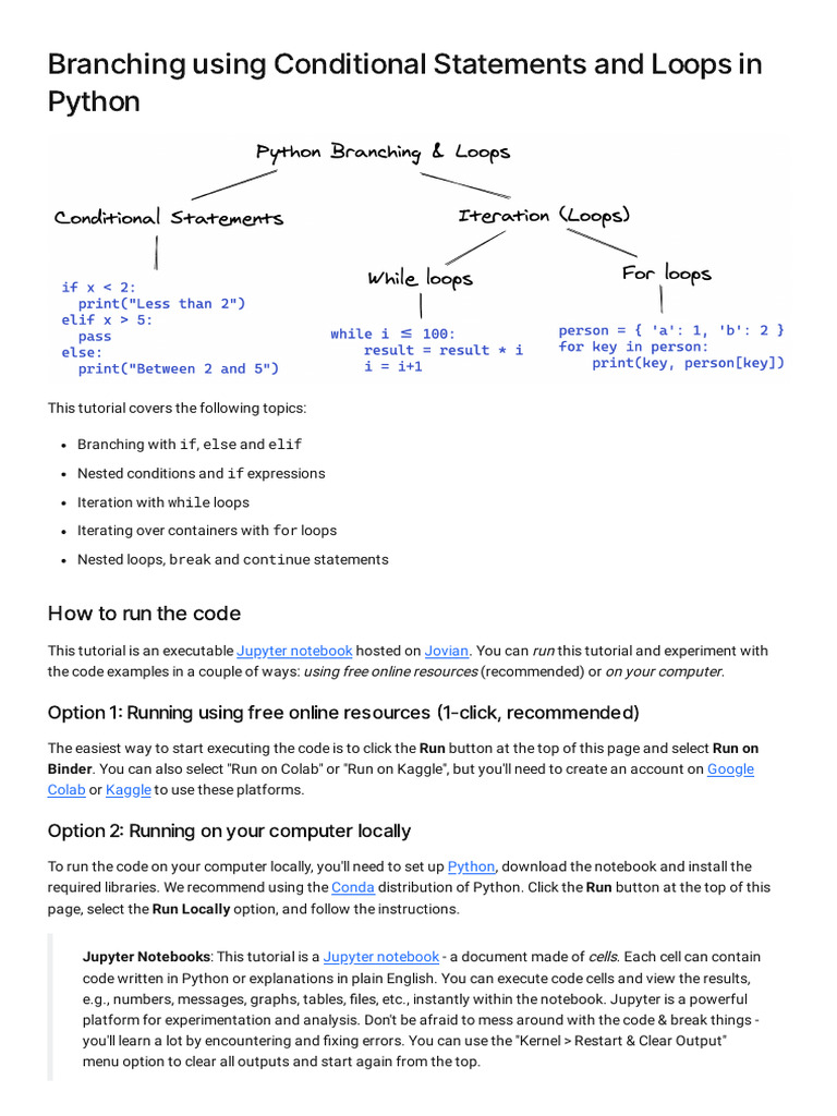 Python Branching and Loops | PDF | Control Flow | Boolean Data Type Python Branching and Loops | PDF | Control Flow | Boolean Data Type
