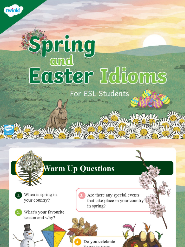 Easter Idioms and Activities for Teens | PDF | Language Arts & Discipline