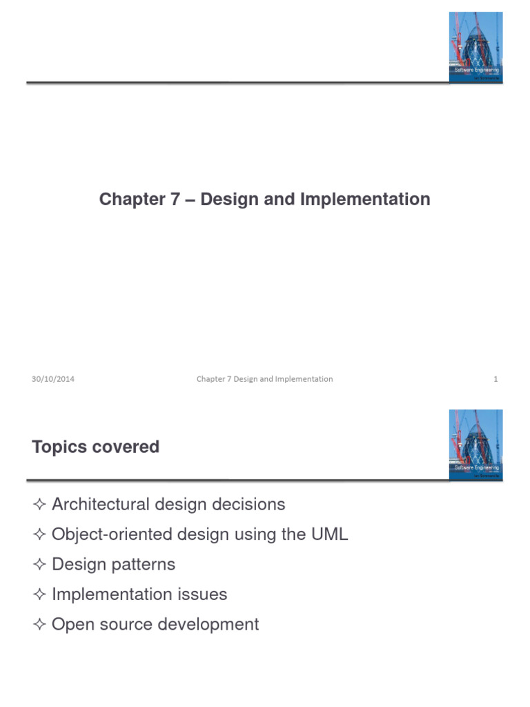 Lecture - 9 Design and Implementation | PDF
