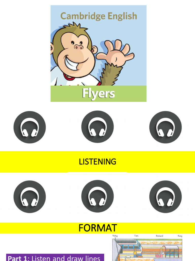 Flyers - Listening Reading Writing Speaking Format | PDF | Word | Grammar