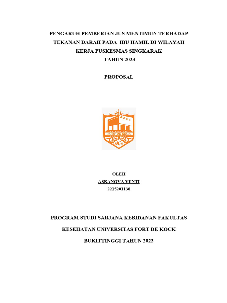 Jus Mentimun untuk Ibu Hamil | PDF