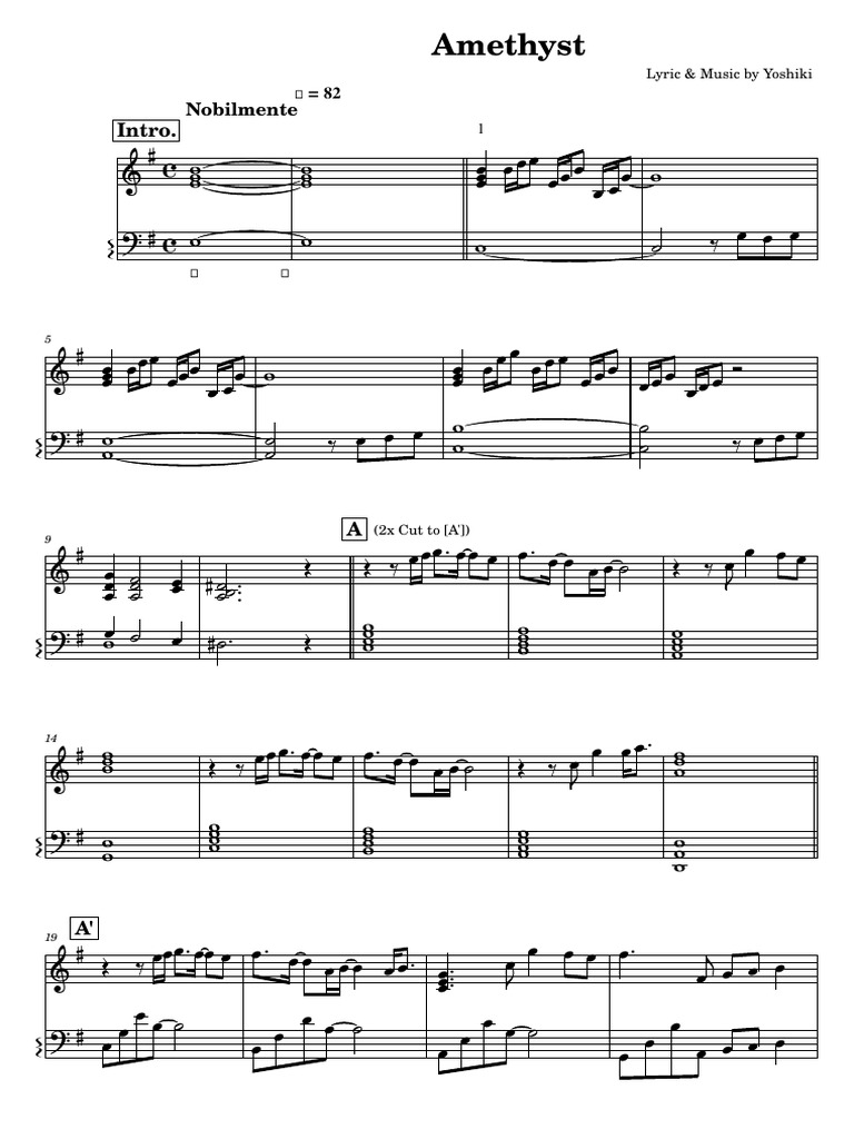 X Japan Amethyst | PDF