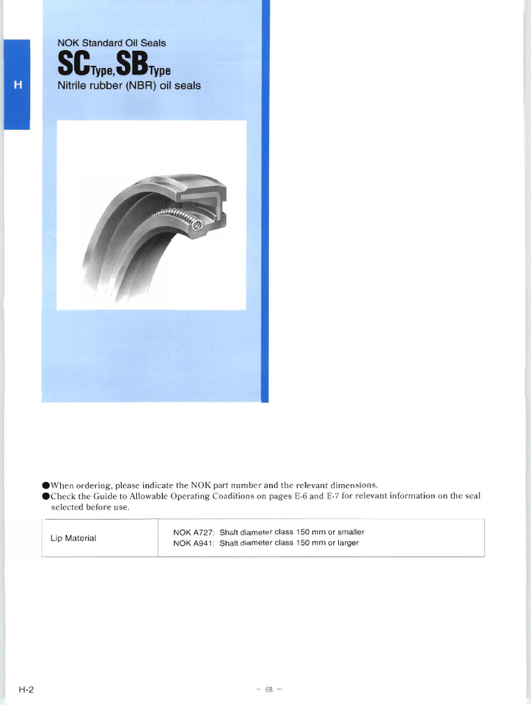 NOK_SEALS_SC-SB_PRODUCTLIST | PDF