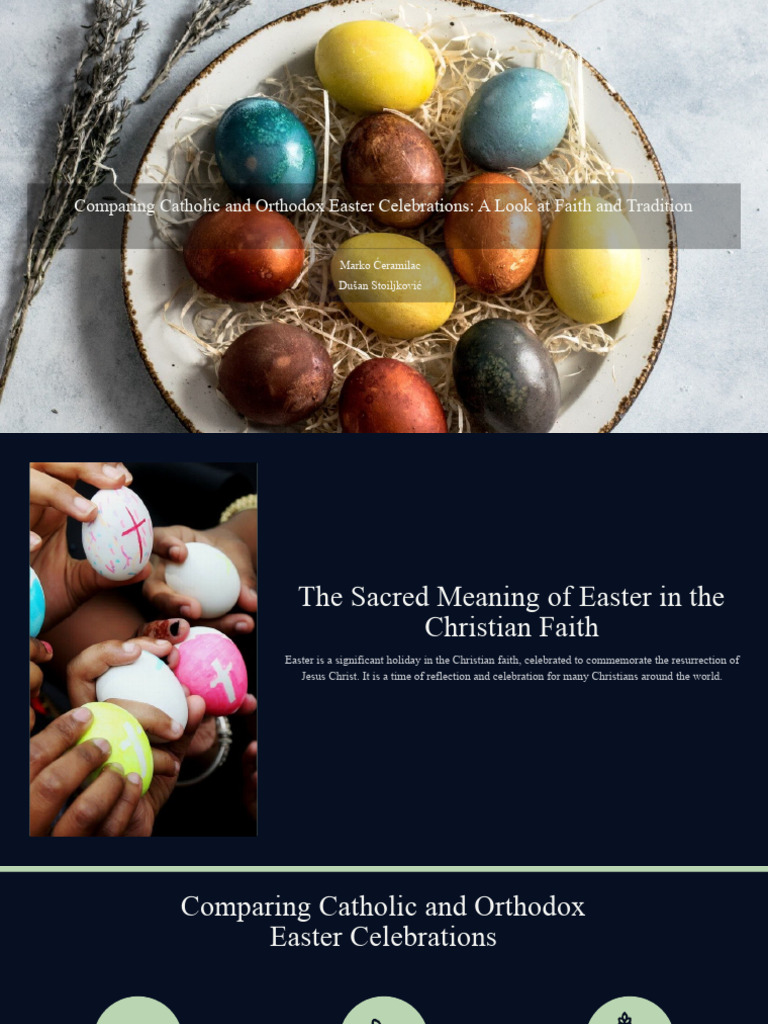 Catholic vs Orthodox Easter Traditions | PDF | Easter | Easter Egg