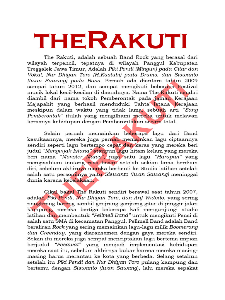 The Rakuti | PDF