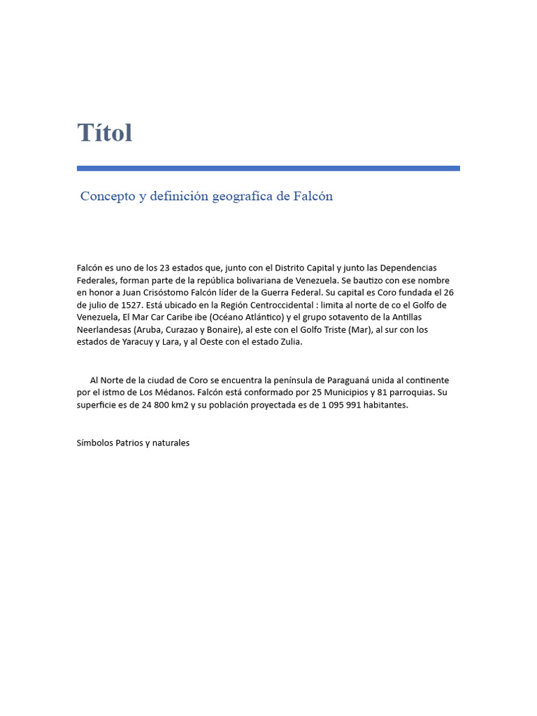 Falcón | PDF