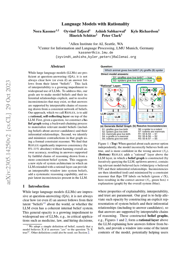 Language Models With Rationality Pdf Knowledge Rationality