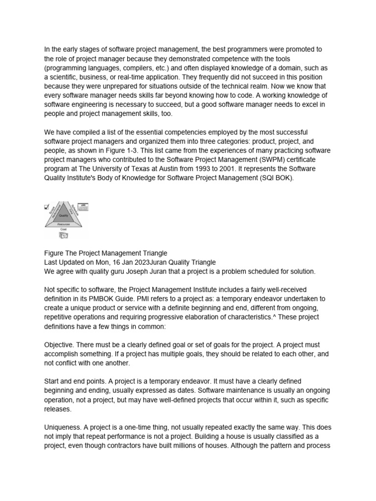 SPM | PDF | Project Management | Software