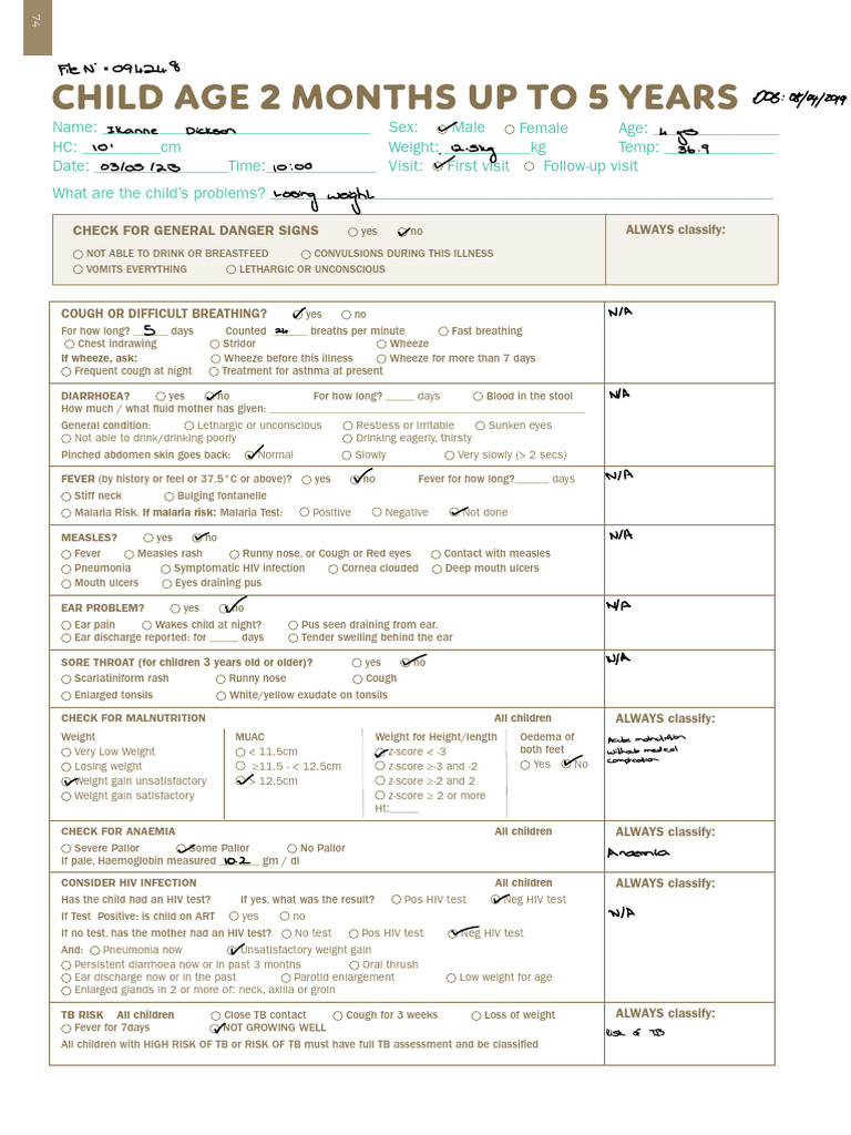 IMCI PX John Booysen and Shannon Mileham | PDF | Hiv/Aids | Measles
