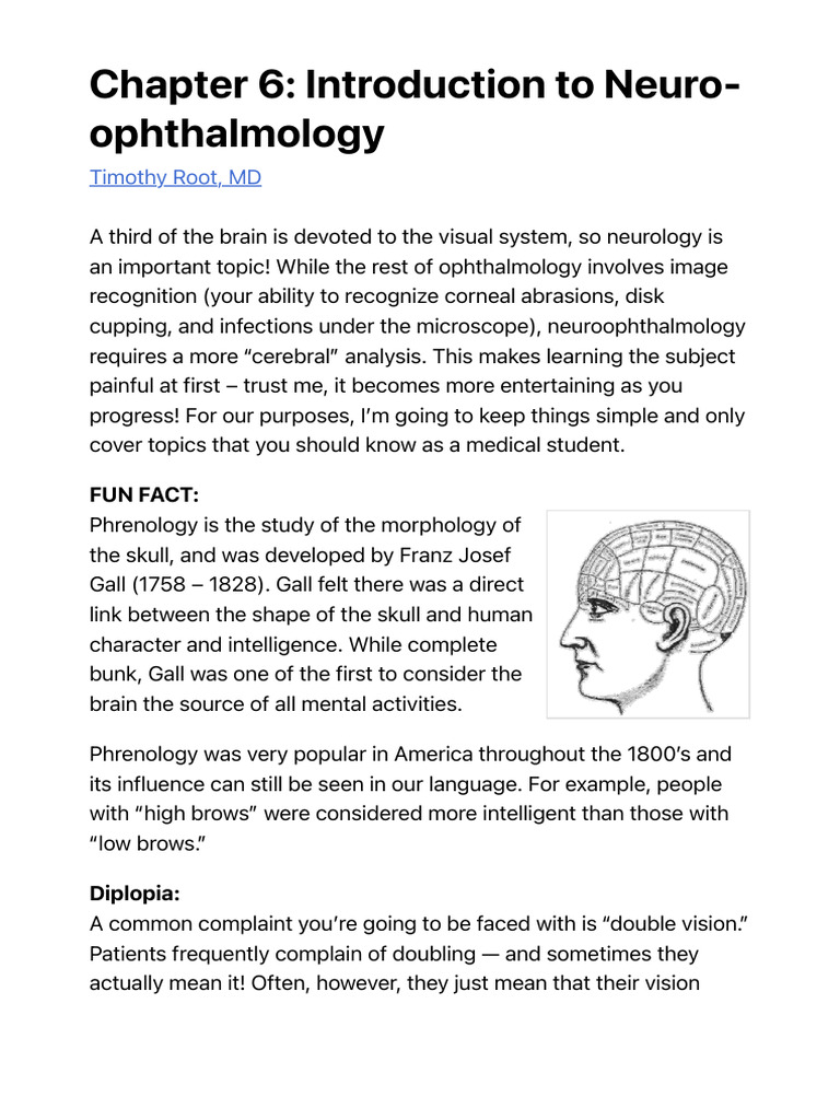 Chapter 6 - Introduction To Neuro-Ophthalmology | PDF | Diseases And Disorders | Nervous System