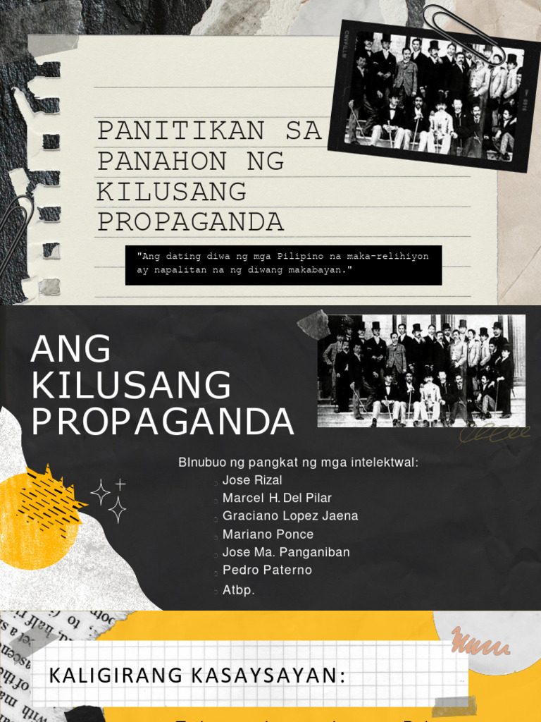 Panahon Ng Propaganda Sa Pilipinas