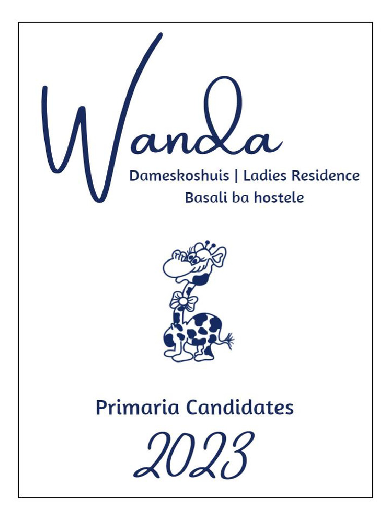 Prim Candidates 2023 Booklet | PDF