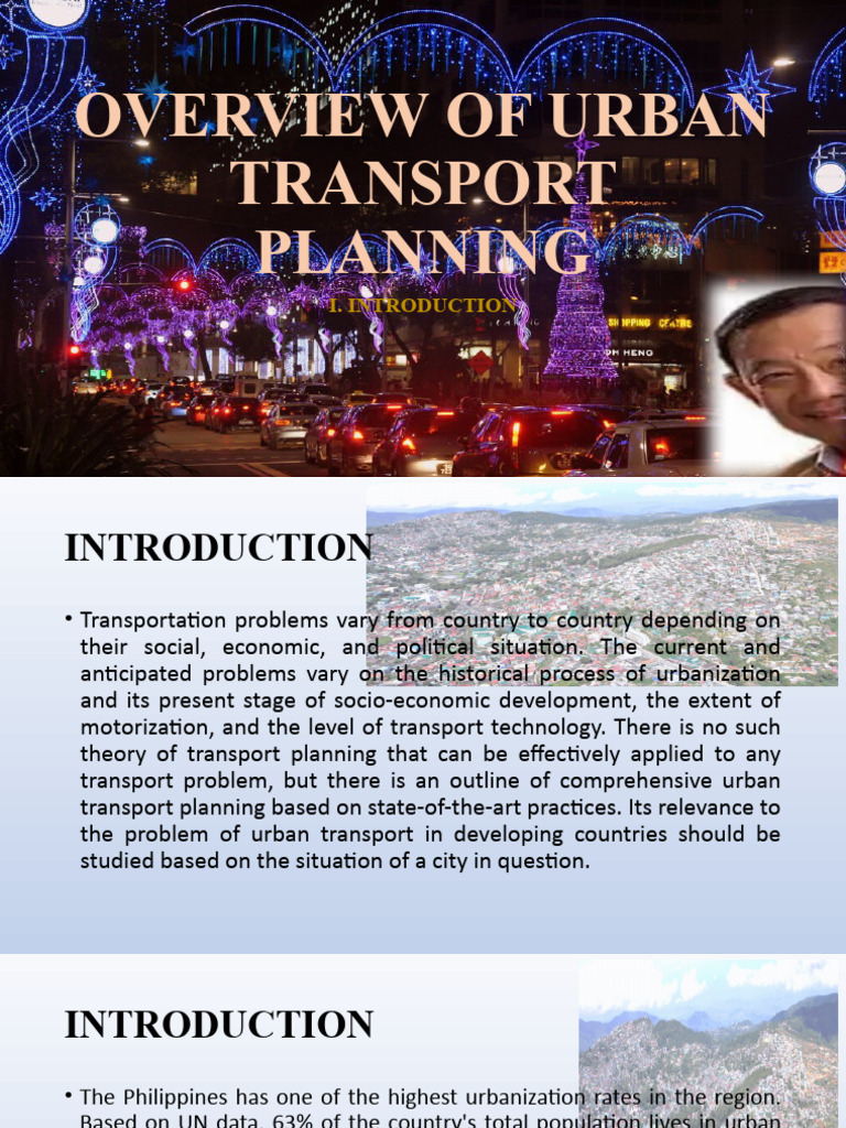 Overview of Urban Transport Planning | PDF | Greenhouse Gas | Transport
