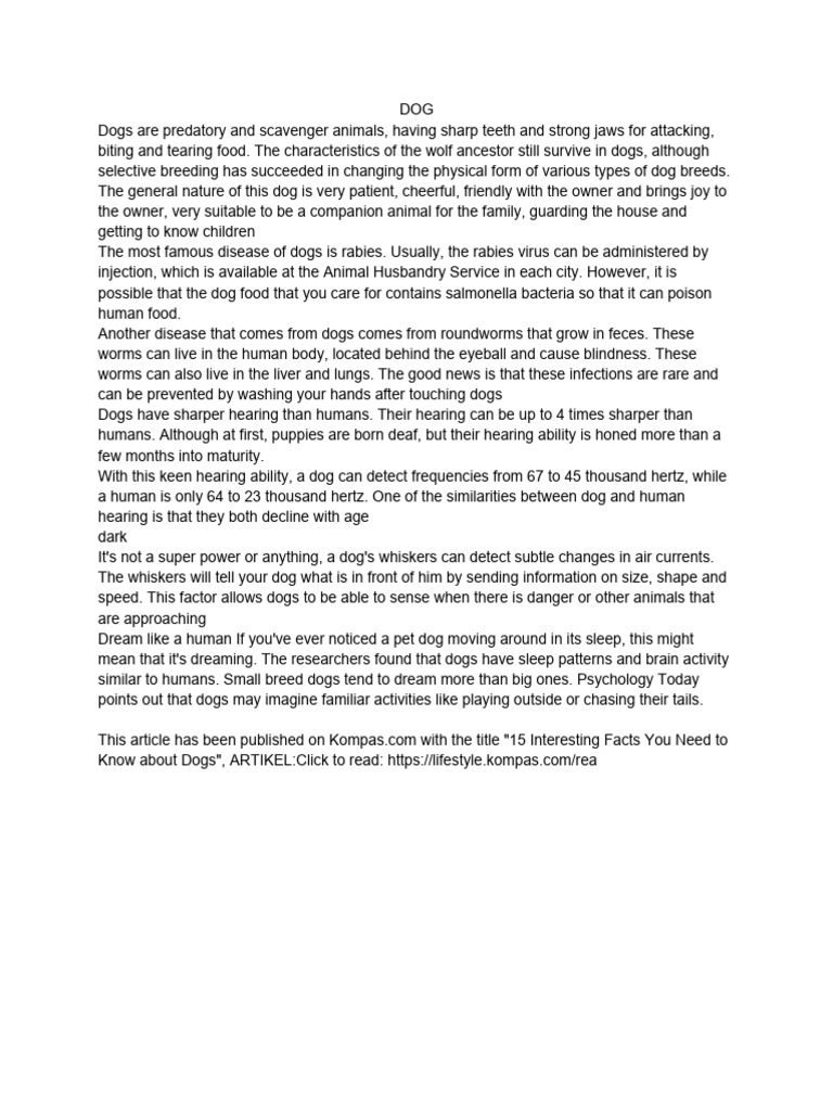 Dog | PDF
