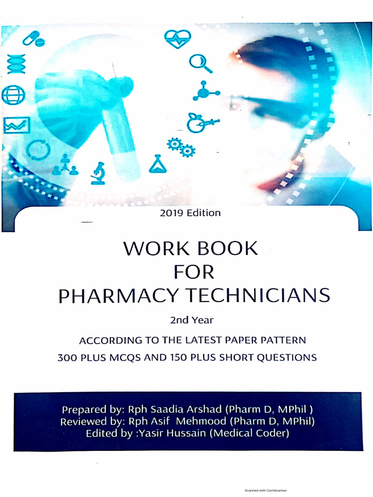 MCQs Book Pharmacy Technician (2nd Year) | PDF