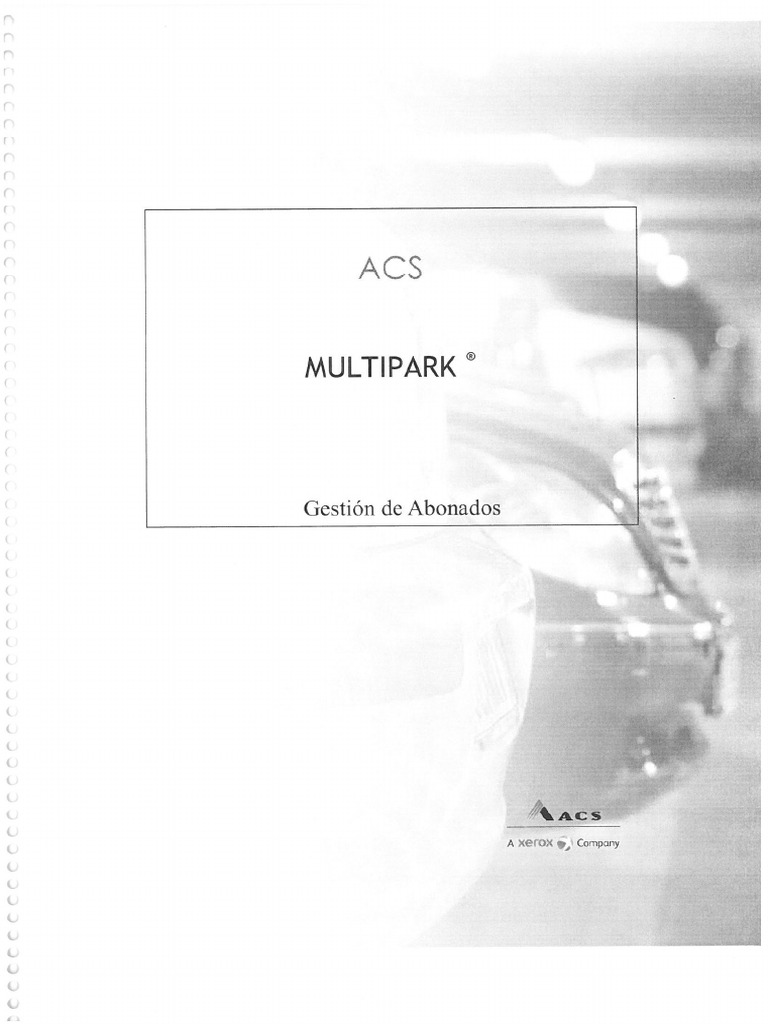 Abonados-Multipark V8 | PDF