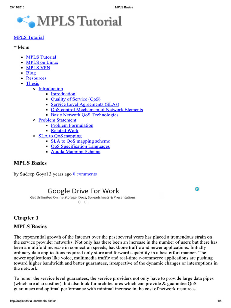 MPLS Basics | PDF