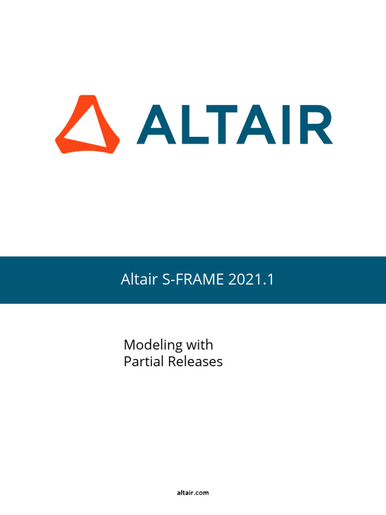 S FRAME 2021 PartialReleasesCaseStudy | PDF | Copyright | Stiffness