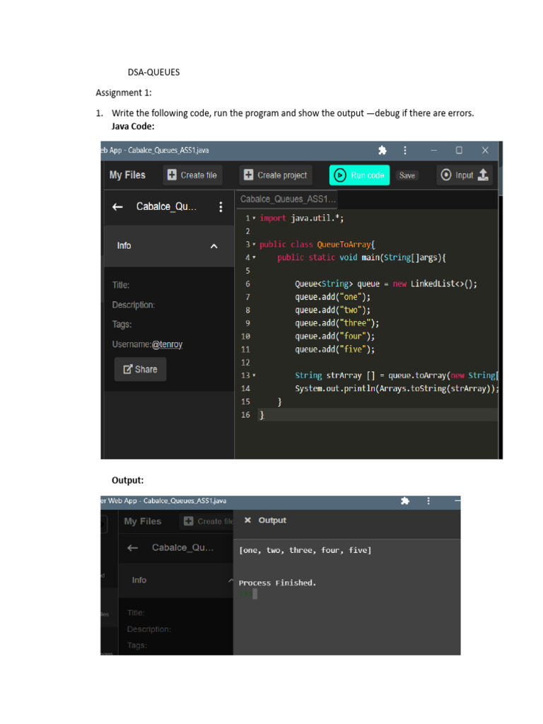 QUEUES Assignment | PDF | Queue (Abstract Data Type) | Pointer ... QUEUES Assignment | PDF | Queue (Abstract Data Type) | Pointer ...