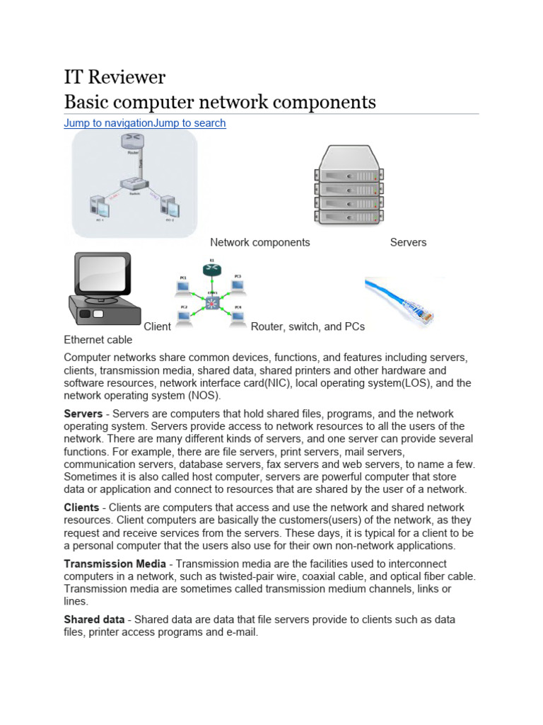 IT Quiz Reviewer | PDF | Computer Network | Network Switch