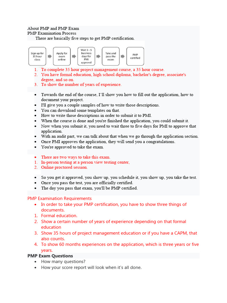 1.about PMP and PMP Exam | PDF | Project Management Professional ...